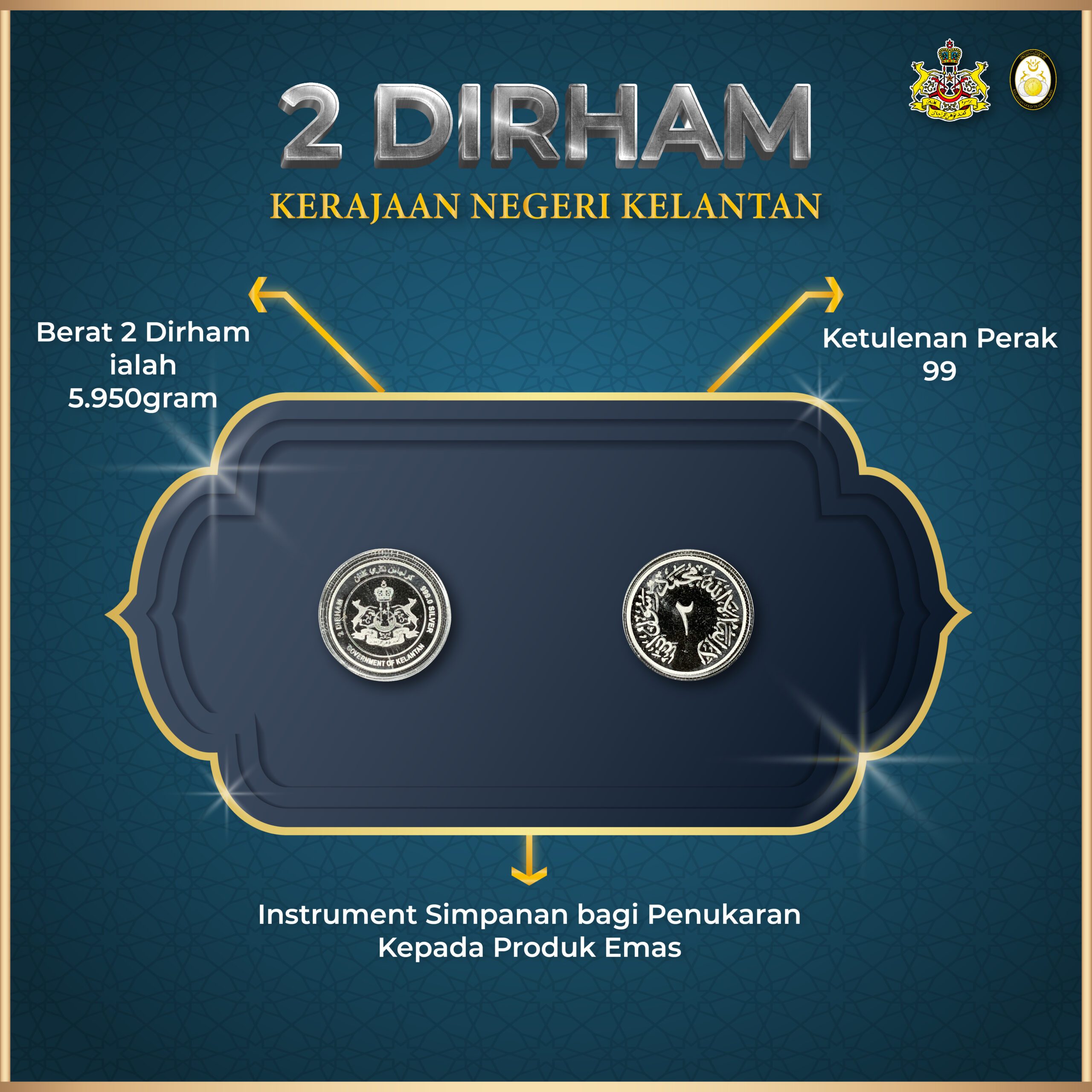 2 Dirham – Kelantan Gold Trade Sdn Bhd